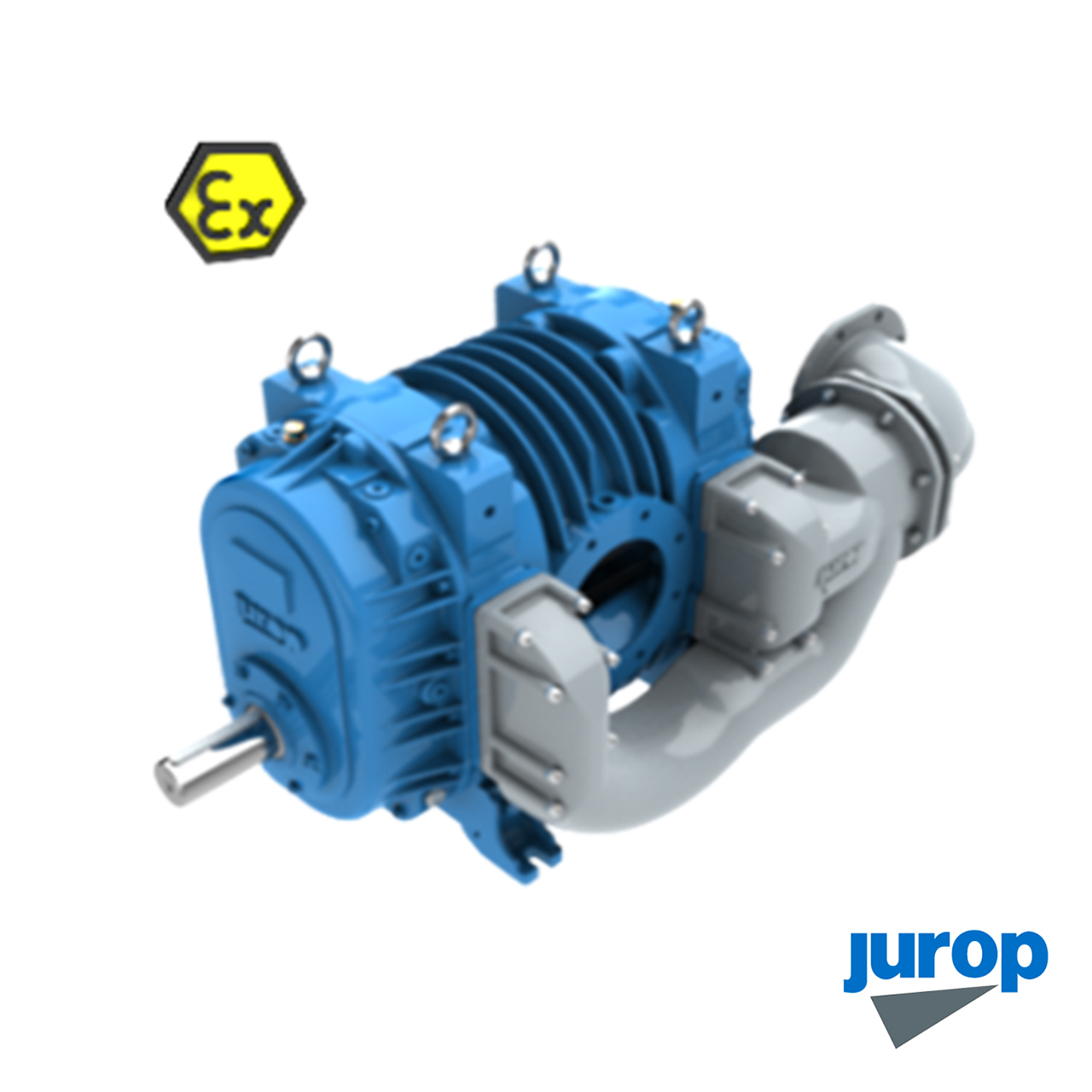 Sopladores lobulares serie PVT de trabajo continuo, de alto vacío, refrigerados por aire